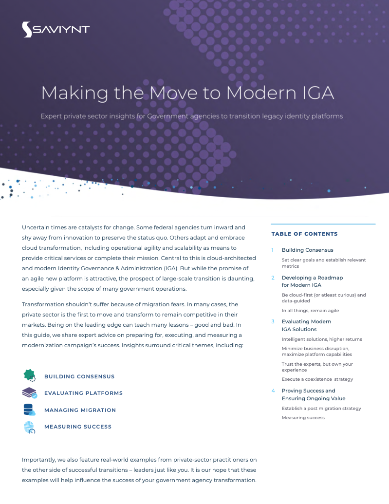 Making the Move to Modern IGA