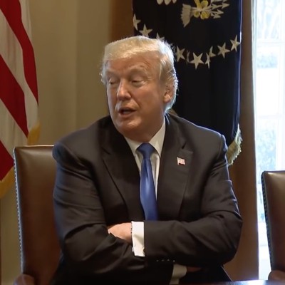 Play of the Day: Trump's Arms Are Folded and He's Ready to Deal ...