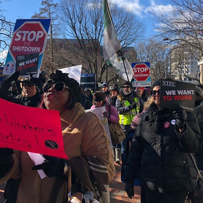Federal Unions Decry Government 'Lock Out' At Rally - Government Executive