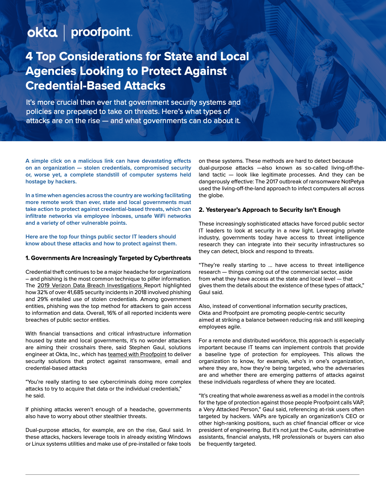 4 Top Considerations for State and Local Agencies Looking to Protect ...