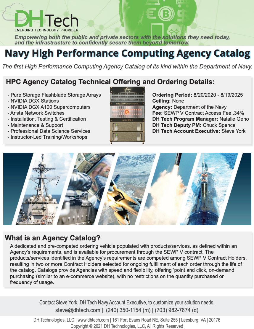 Navy High Performance Computing Agency Catalog