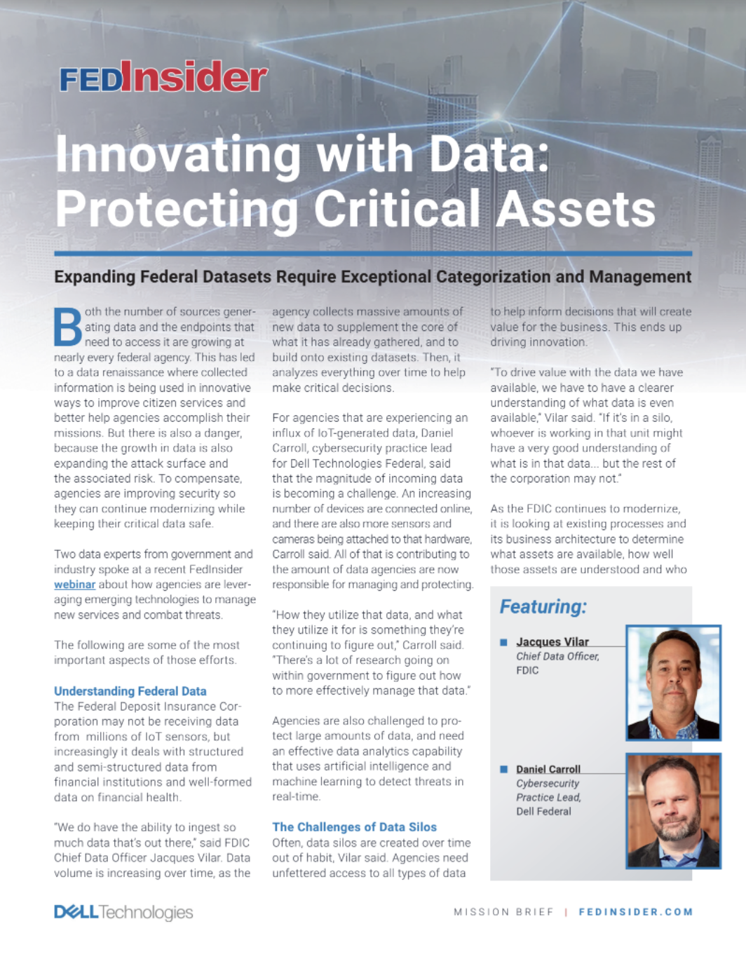 Innovating with Data: Protecting Critical Assets