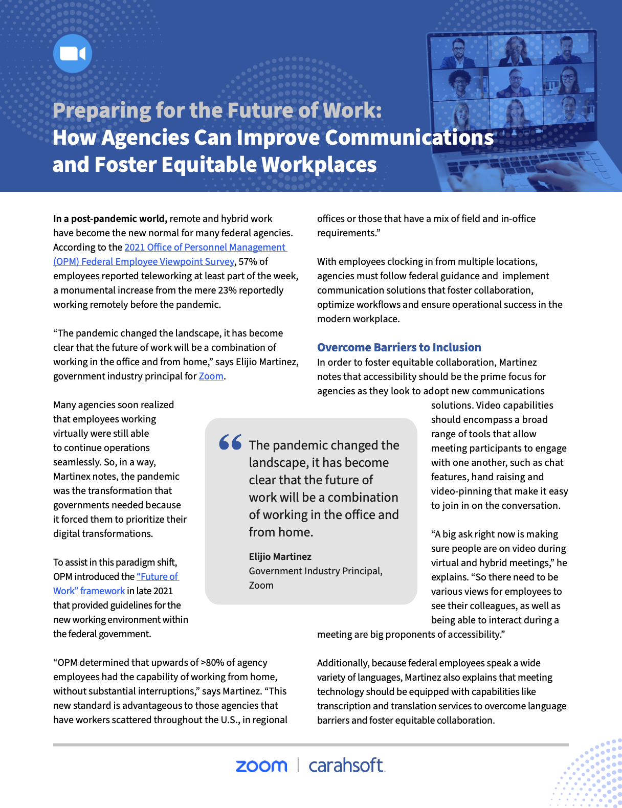 Preparing for the Future of Work: How Agencies Can Improve ...